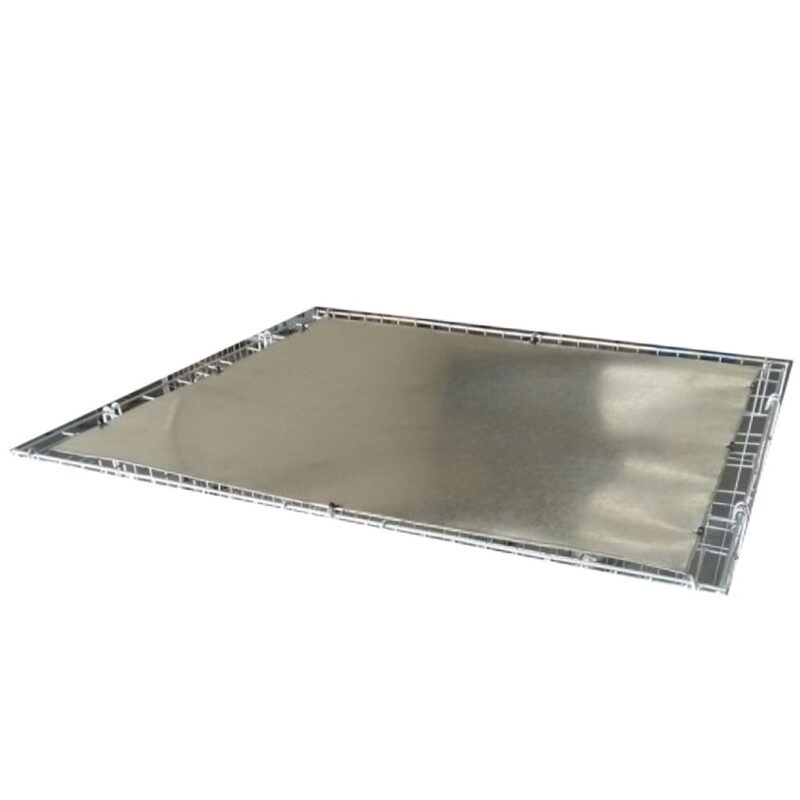Floor Plate [Galvanised] (70 x 50cm – 120 x 100cm) – Shop Playpens